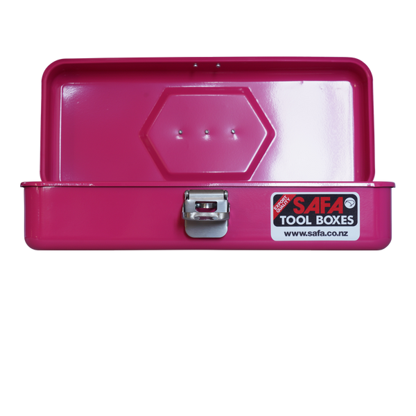Heavy-duty Pressed Steel Toolbox - Pink – Phillip & Lea